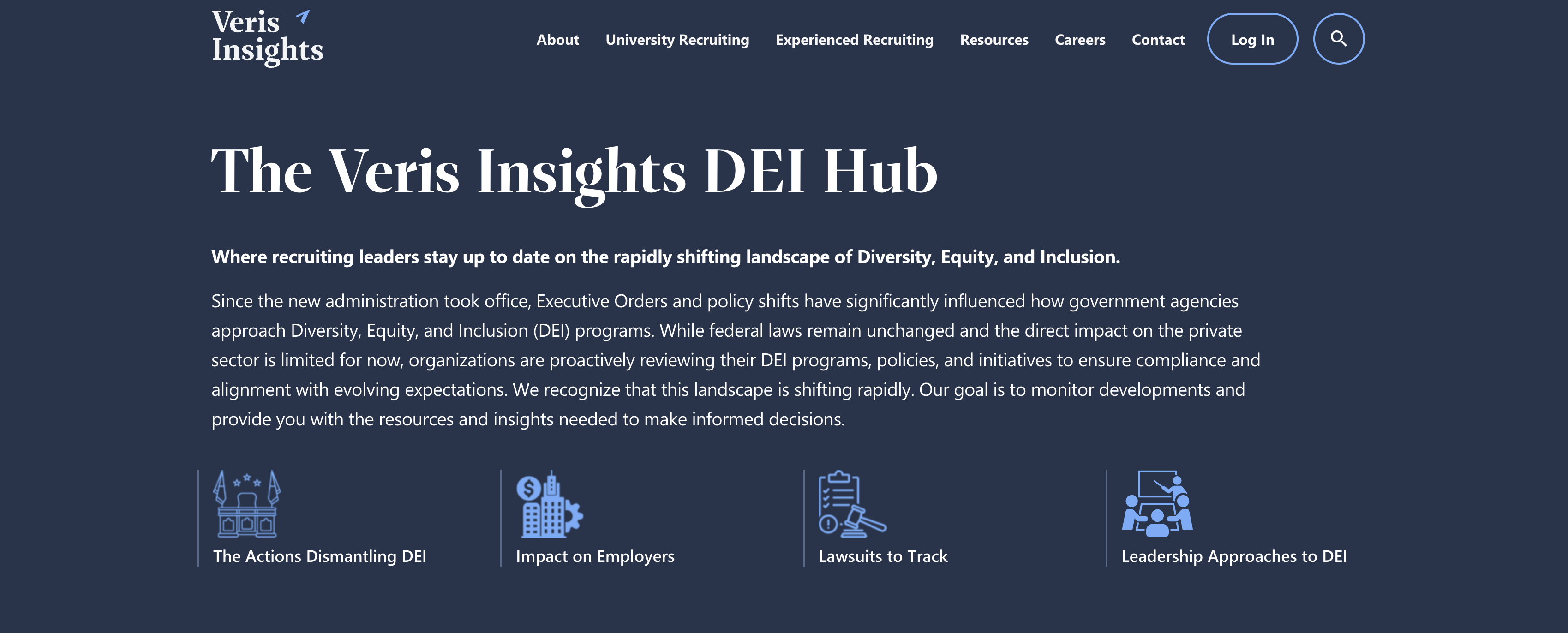 Access The Veris Insights DEI Hub
